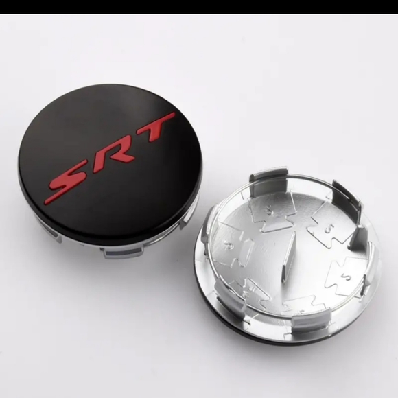 Other | Set 4 Dodge Hub Center Hell Cat Srt 63mm Wheel Caps Challenger ...